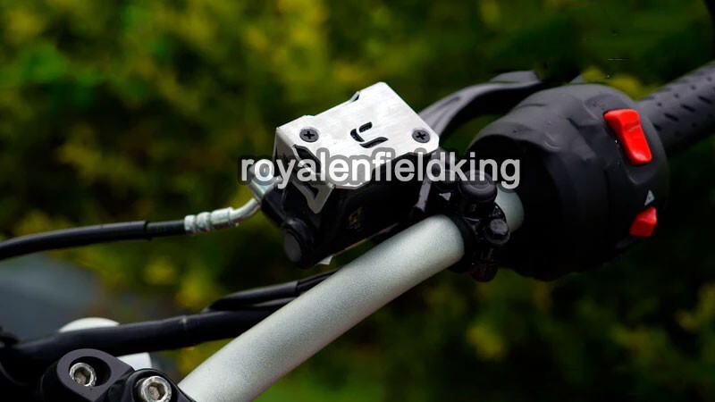 Fit For Triumph Speed 400 Front & Rear Brake Reservoir Guard, Silver ...