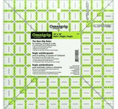 Omnigrid ~ RN10 ~ 10” square Quilting Ruler | eBay