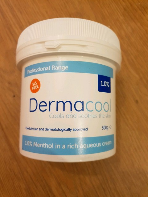 Dermacool 1 Menthol in Aqueous Cream 500g Post UK for sale online | eBay
