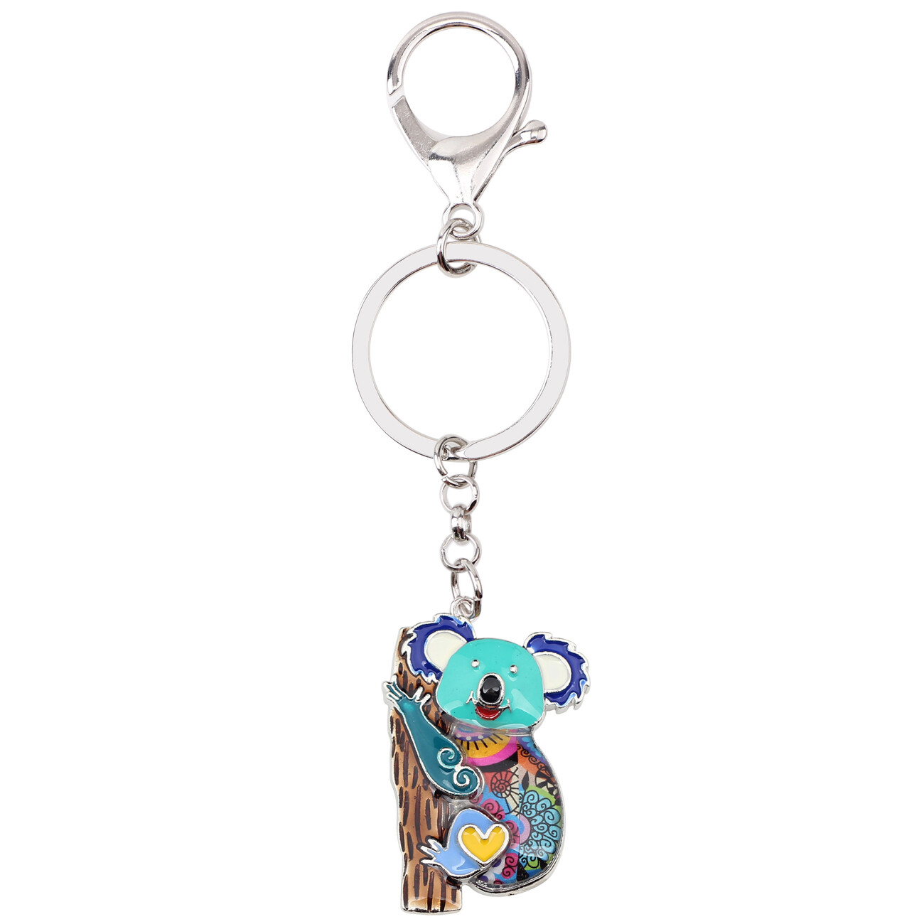Enamel Alloy Cute Australian Koala Keychains Bear Car Key Ring Jewelry ...