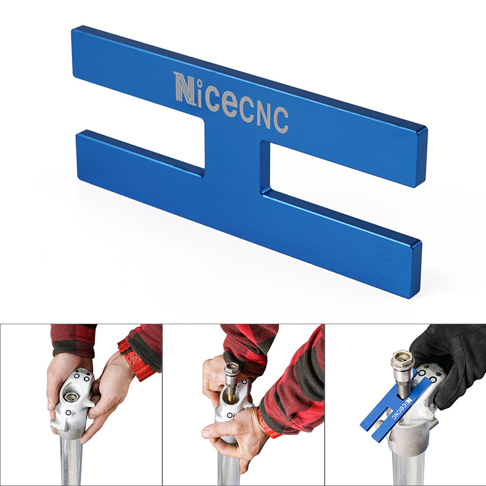 Motorcycle Fork Spring Compressor, Damper Rod Holding Tool,Bleed Tool ...