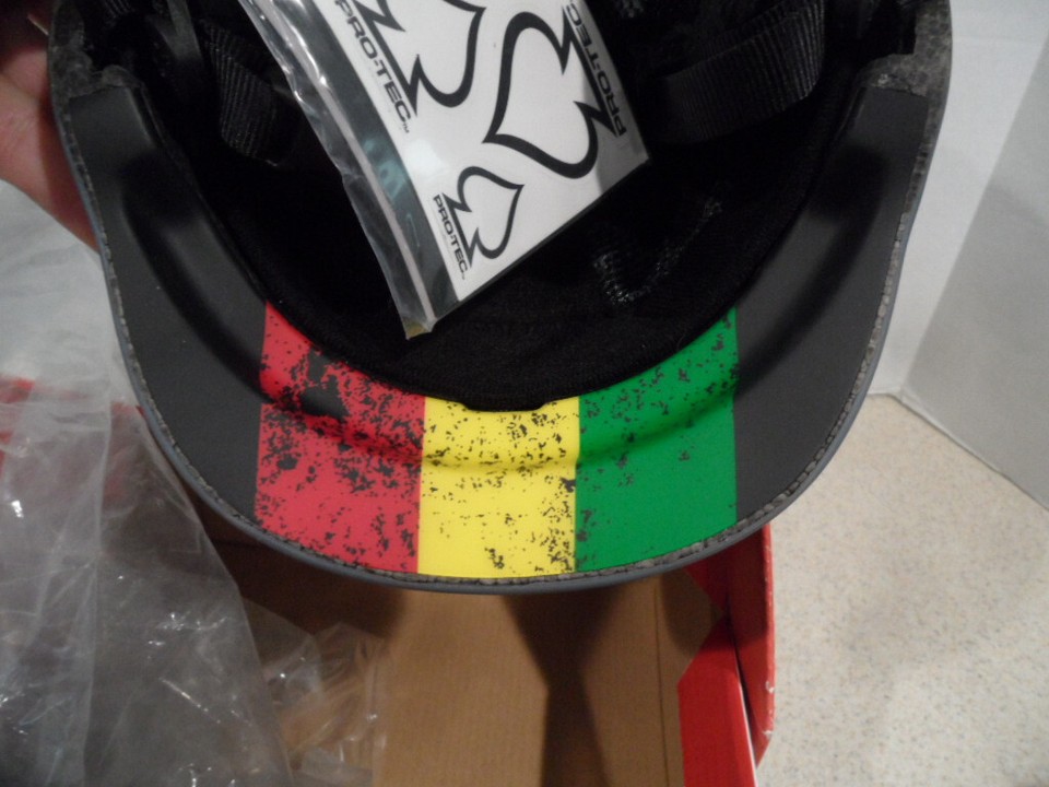 New Pro-Tec Riot Ski Snowboard Helmet S 53cm-54cm Matte Gray Rasta | eBay