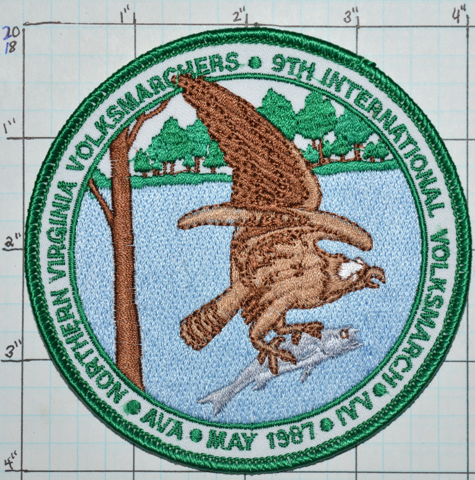 NORTHERN VIRGINIA VOLKSMARCHERS 1987 INTERNATIONAL HIKE AVA WALKING ...