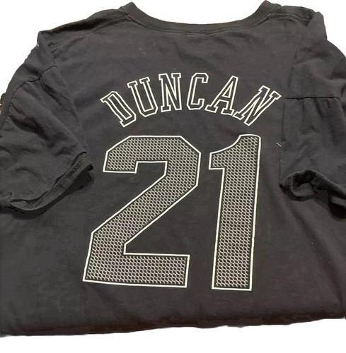 Rare Tim Duncan T-Shirt San Antonio Spurs #21 NBA Mens 3XL | eBay