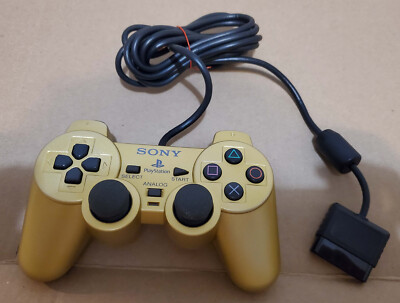 Official SONY PlayStation 2 DualShock 2 Gold Controller | eBay