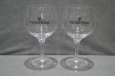 2x Fever Tree Gin Balloon Glass Copa Bowl Goblet G&T Genuine Brand New ...