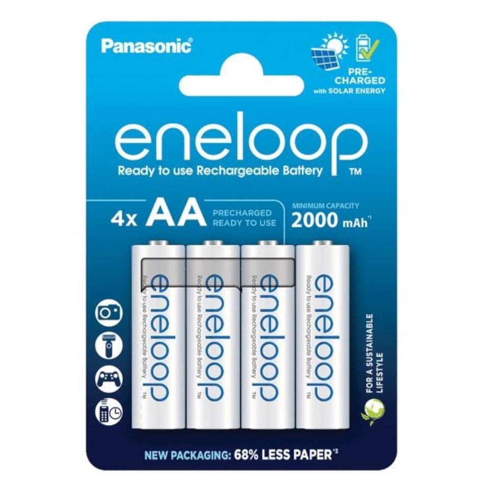Panasonic Eneloop AA AAA Rechargeable Batteries 2500 2000 950 930 ...