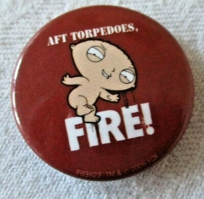 Novelty Pin Badge ~ AFT Torpedoes,Fire | eBay