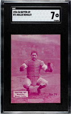 SGC 7 - 1934-36 Batter-Up # 71 Rollie Hemsley St. Louis Browns | eBay