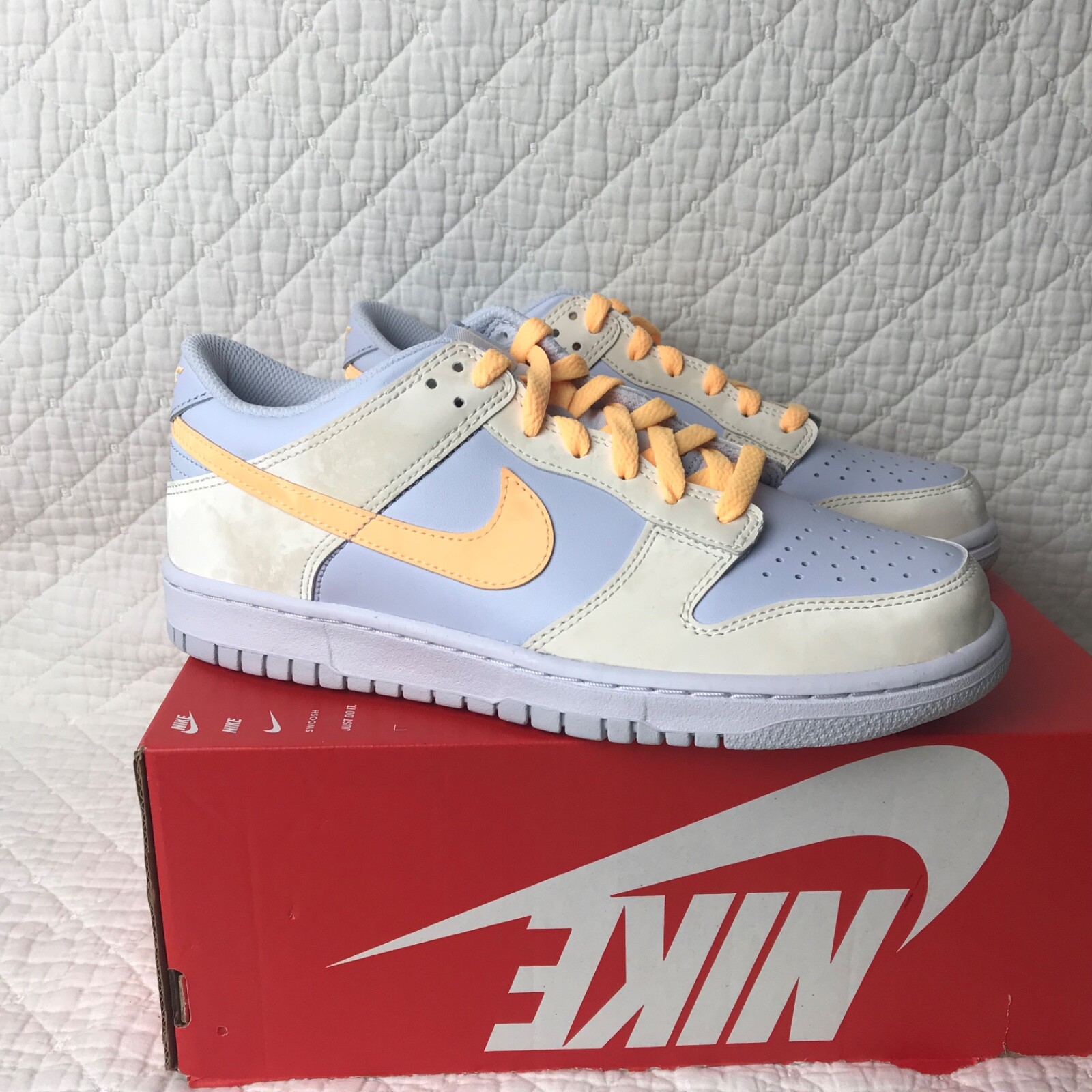 nike-dunk-low-gs-shoes-big-kid-s-sz-7y-pale-ivory-mellow-tint-fb9109