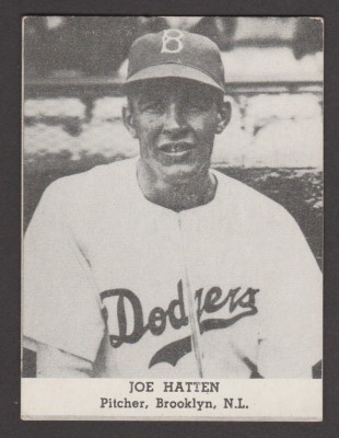 1947 TIP TOP BREAD BASEBALL, JOE HATTEN INV 10139 | eBay