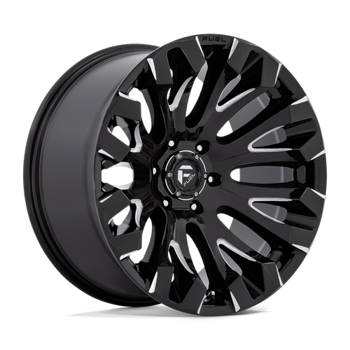 18x9 Fuel D828 Quake Gloss Black Milled Wheel 5x150 (1mm) 194933296927 ...