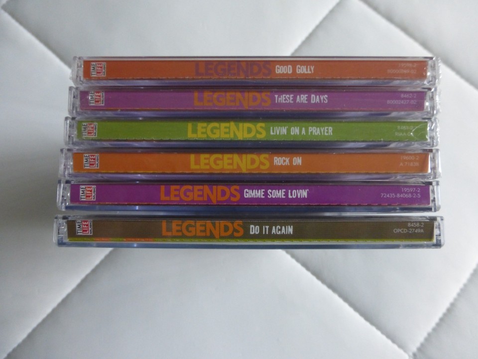 Time Life Legends Rock On These Are Days Good Golly Livin' on a Prayer ...