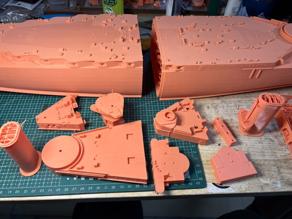 3D Printed kit 1/200 Elizabeth class Barham battleship (full hull) | eBay