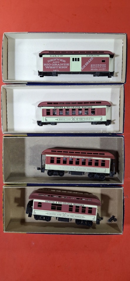 HO Scale Roundhouse Denver And Rio Grande Western Passenger Cars | eBay