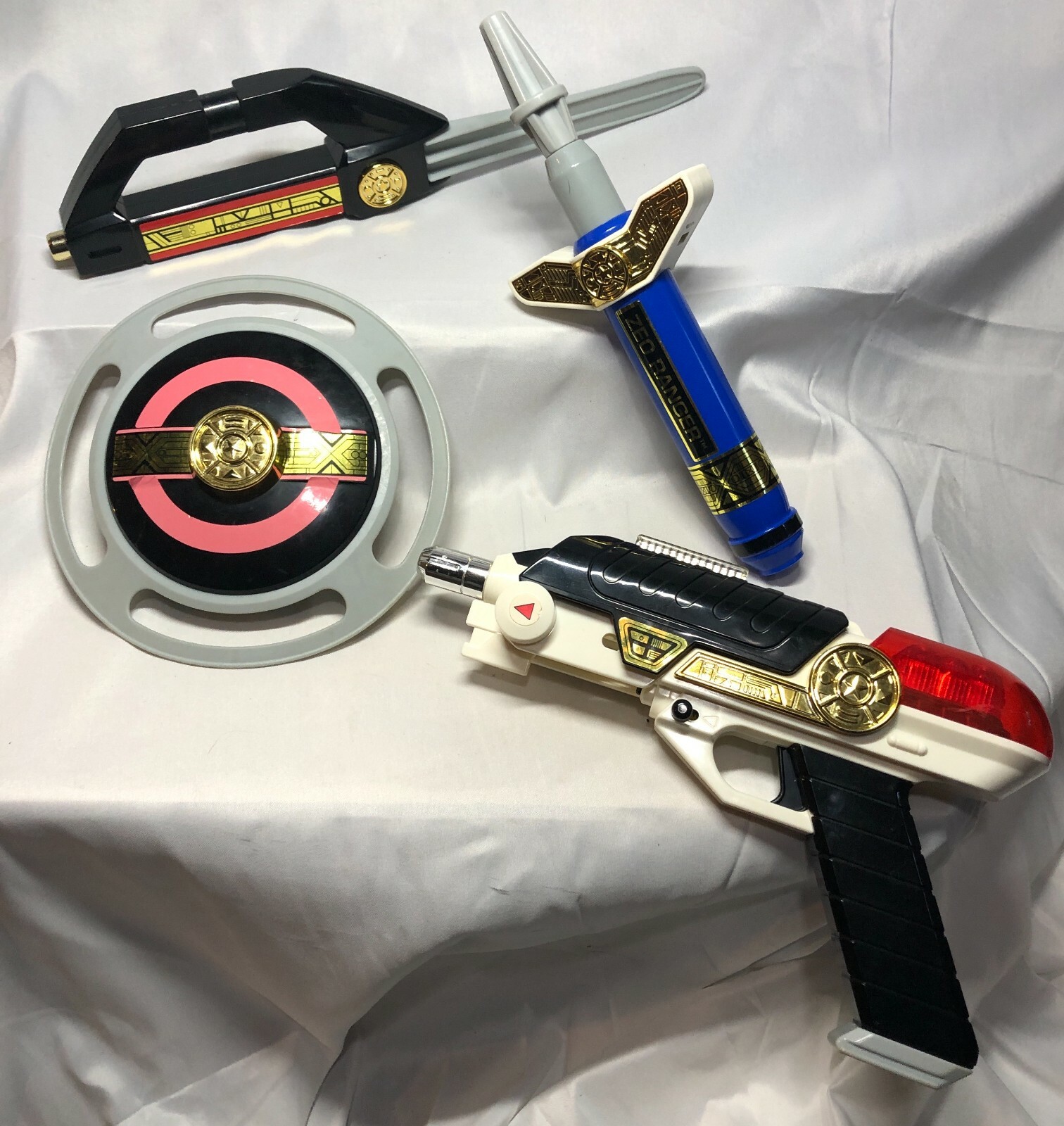 Power Rangers Zeo 7 In 1 Blaster Weapon Set 1996 Bandai Cosplay ...