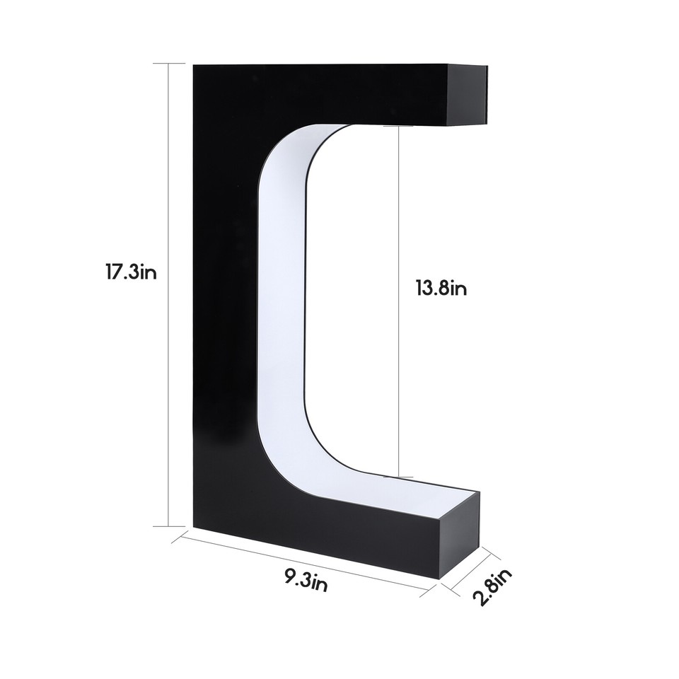 Levitating Shoe Display Floating Shelf Magnetic Sneaker Stand LED ...