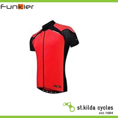 Funkier Kids Jersey - Firenze - K / Red - Short Sleeve - Full Zip ...
