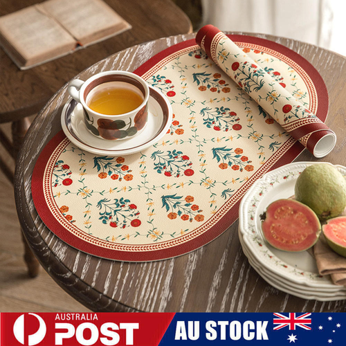 Absorbent Countertop Drying Mat Printed Tableware Cup Placemats Table ...