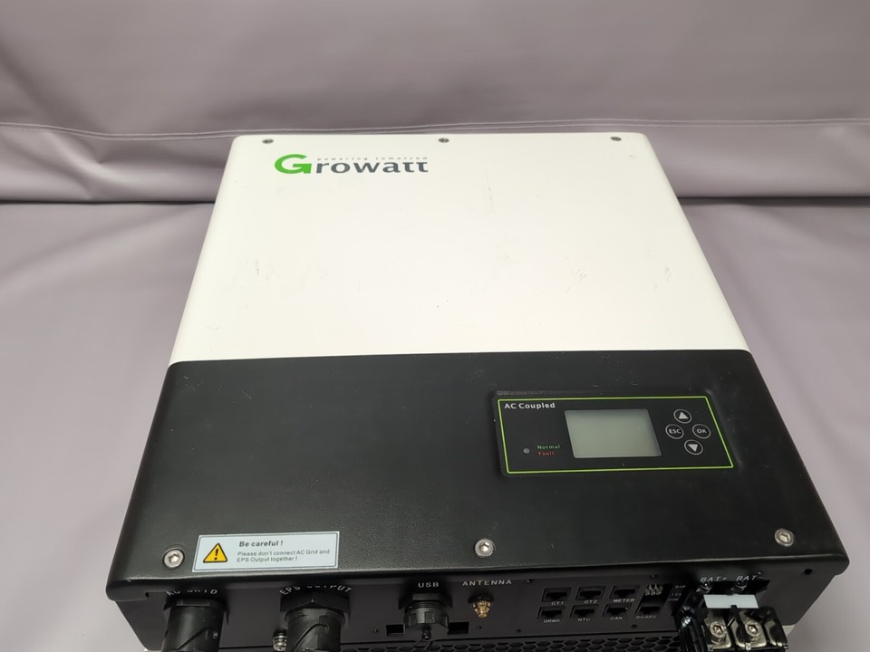 Growatt SPA3000 - 3 KW AC Coupled Battery Storage Charger / Inverter ...