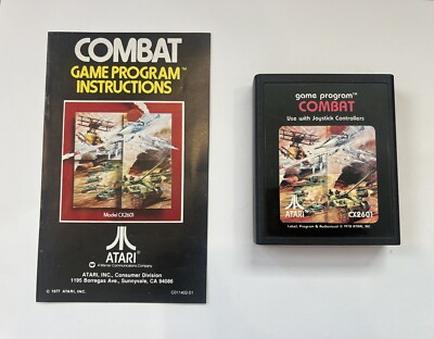 Atari 2600 Game Combat with Manual for use with ATARI 2600 Video Game ...