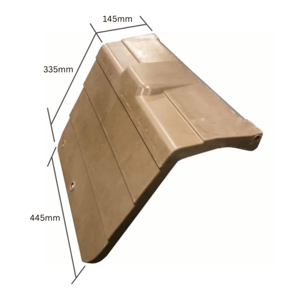 Gas Meter Box Lid – Brown Semi-Submerged/Semi-Concealed Unibox 445 x ...