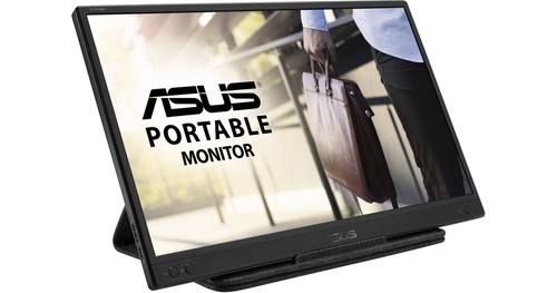 ASUS ZenScreen MB166B Portable Monitor Black USB-C 1080P HD 15.6" IPS ...