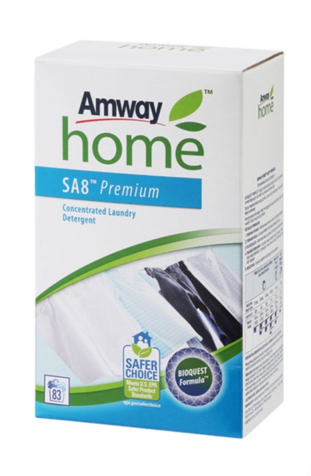 Detergent Amway SA8 Premium Concentrated Laundry Detergent Powder 1kg ...
