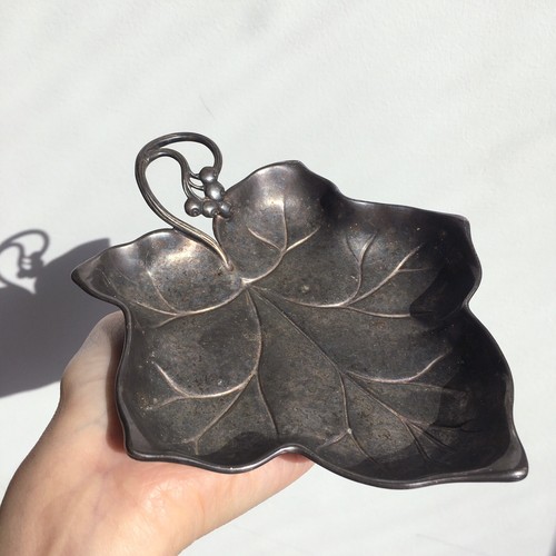 Vintage WMF Grape Vine Leaf Dish Plate Silver | eBay