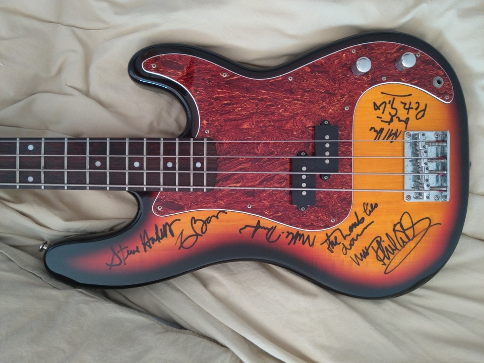 Genesis Band signed Bass Guitar | eBay UK