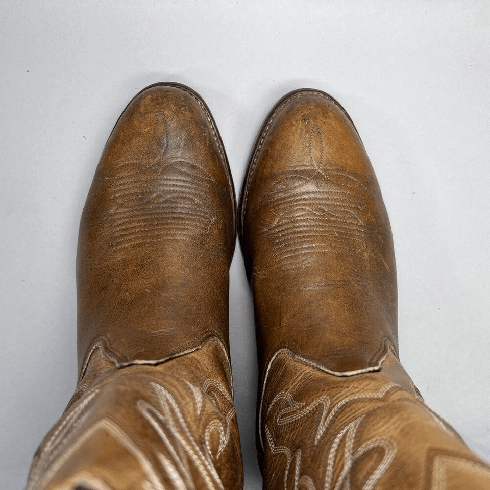 Double H Boots Men's Size 11EE Gel Ice Brown Leather Western Cowboy ...