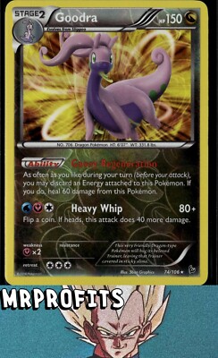 Goodra 74/106 Reverse Holo Rare XY: Flashfire Pokemon Card LP | eBay