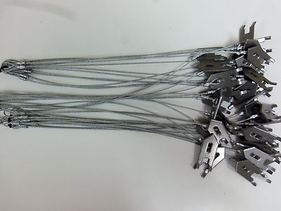 60 Wolf Fang Anchors W/ 18" 3/32nd Cable Stakes (5 Dozen) Trapping ...
