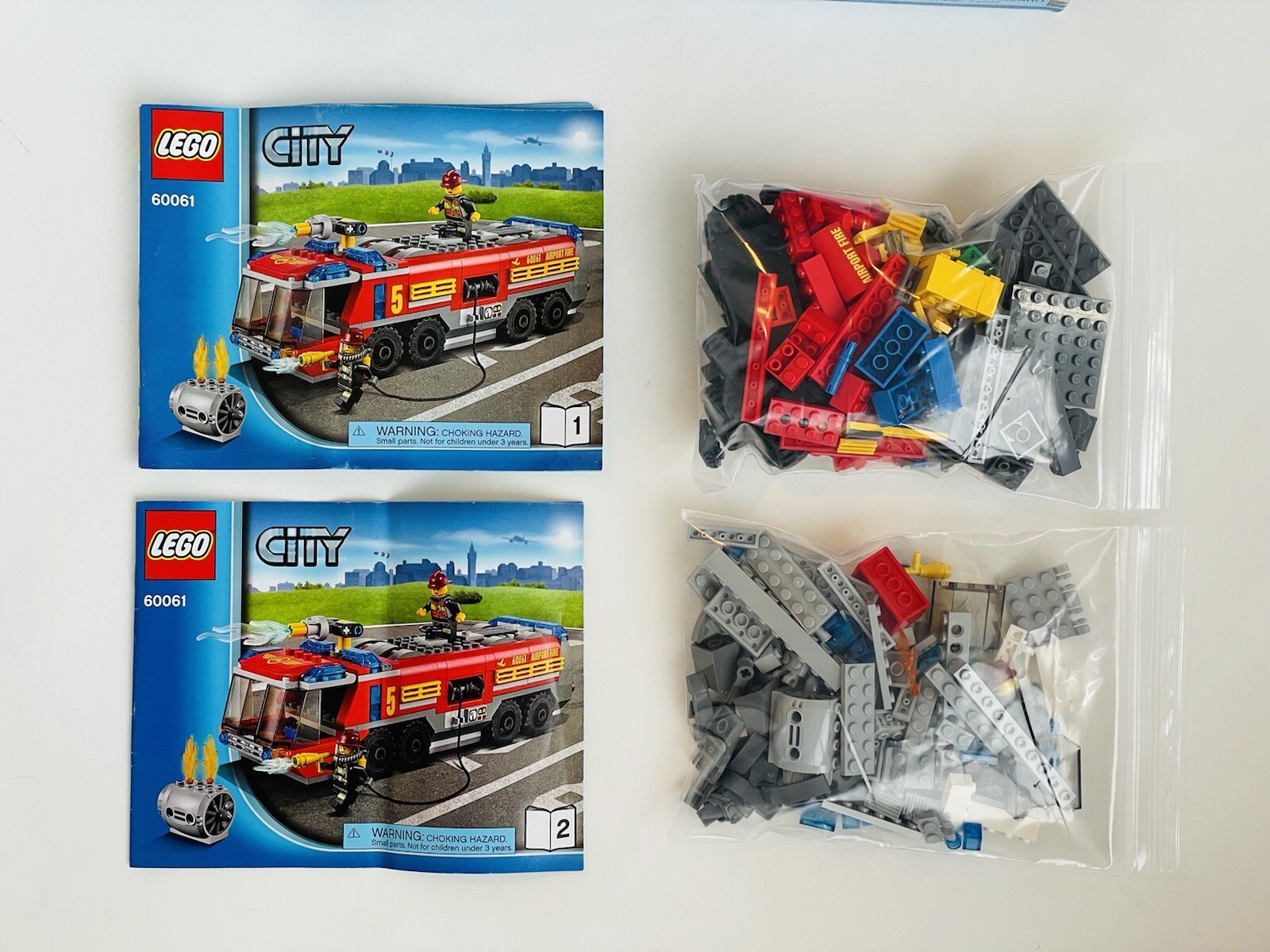 LEGO City Great Vehicles Airport Fire Truck 60061 673419207607| eBay