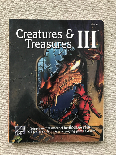Rolemaster Creatures & Treasures III - ICE #1430 | eBay
