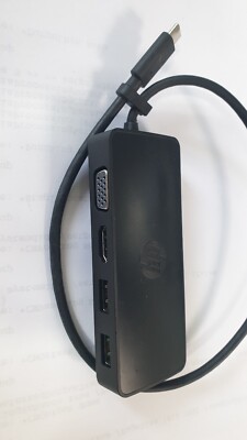 HP USB-C Travel Hub G2 VGA HDMI 1080p 4K 7PJ38AA L71715-001 L72056-001 ...