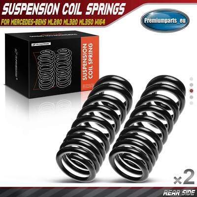 2x Coil Springs Rear Suspension for Mercedes-Benz ML280M L320 ML350 ...
