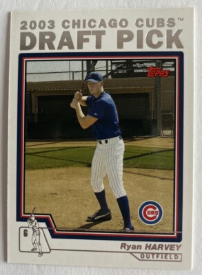 Vintage Ryan Harvey Chicago Cubs 2004 Topps MLB Baseball Rookie Card ...