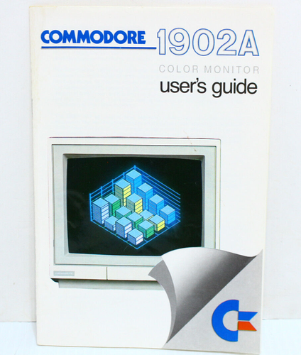 Commodore 1902A Monitor User's Guide Manual C64 C128 Vintage | eBay