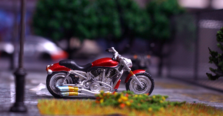 3D PRINT 1/64 motorcycle motorbike fit 1:64 figure car Mini Sand Micro ...