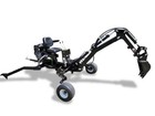 15HP 420CC Gas Powered Towable Backhoe Mini Excavator 8' Foot Reach 12 ...