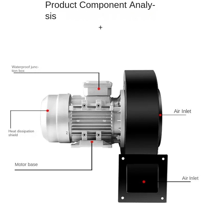 Multi-wing Extraction Ventilation Cooling Small Powerful Suction Blower ...