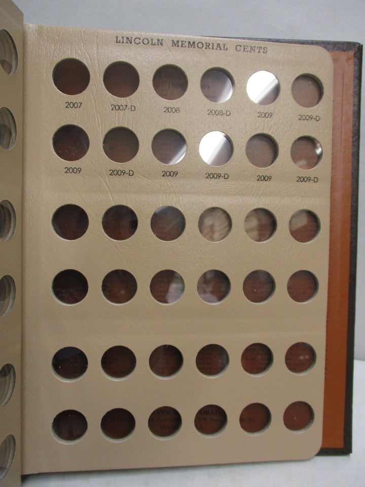 Dansco Coin Album #7100 Lincoln Cents 1909-2009 No Proofs 8-Page Album ...