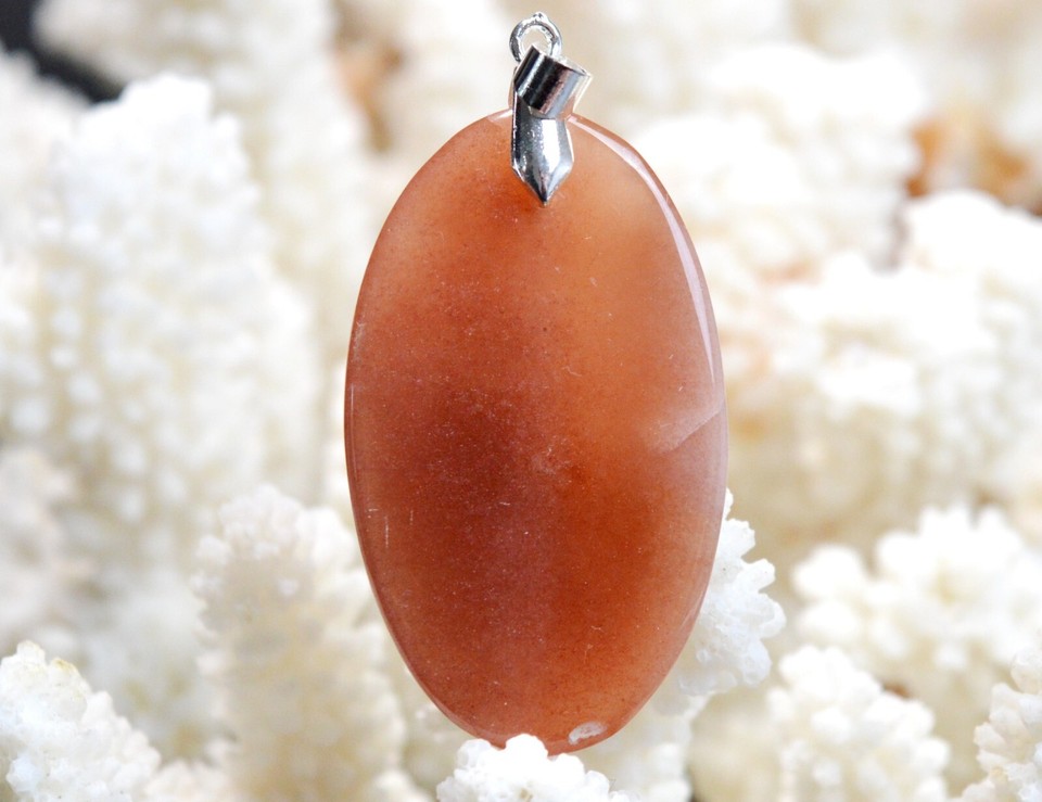 Aventurine Red 58 Gold - Pendant Cabochon Stone Natural - Canada/EG21 ...