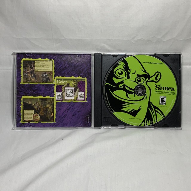 Shrek "The Electronic Storybook Collection" PC CD-ROM Kid Education ...