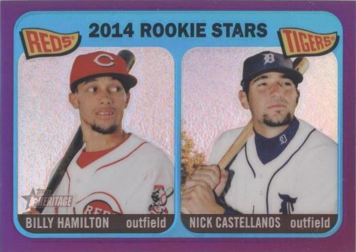 2014 Topps Heritage - Rookie Stars Nick Castellanos, Billy Hamilton ...