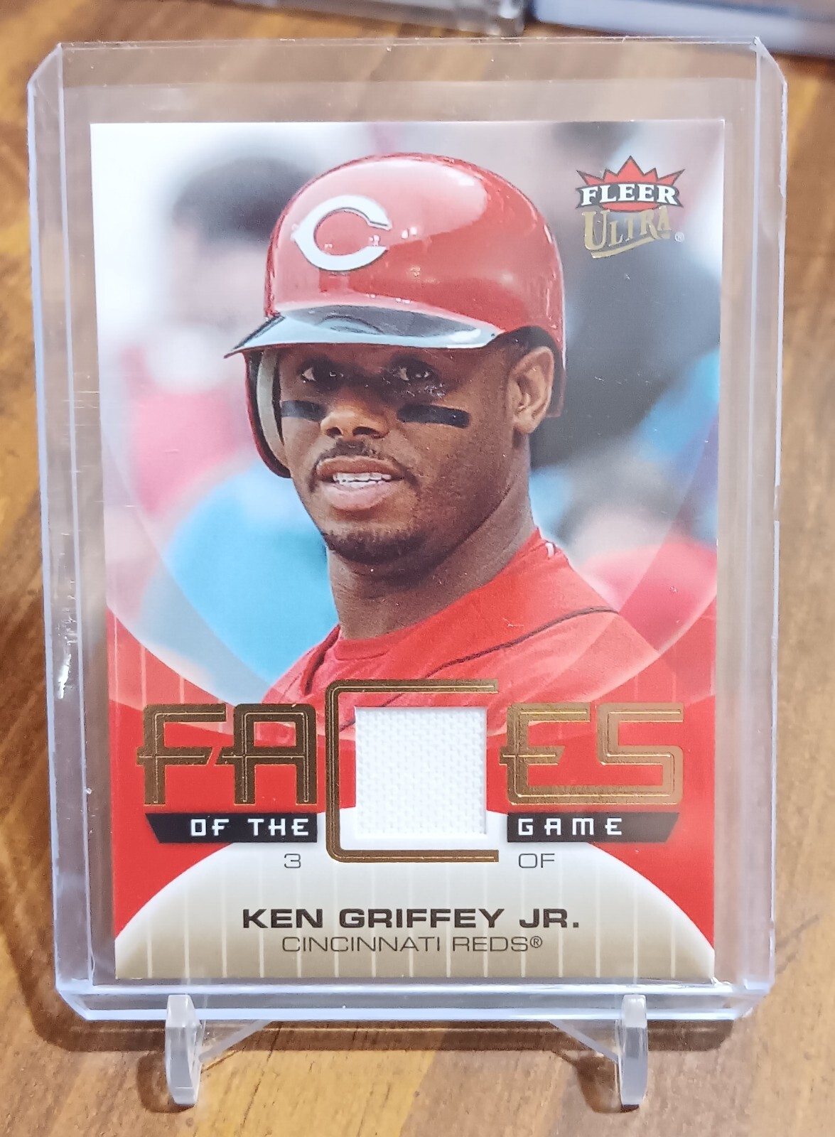 Ken Griffey Jr FACES OF THE GAME 2007 Fleer Ultra #GF-KG Cincinnati ...