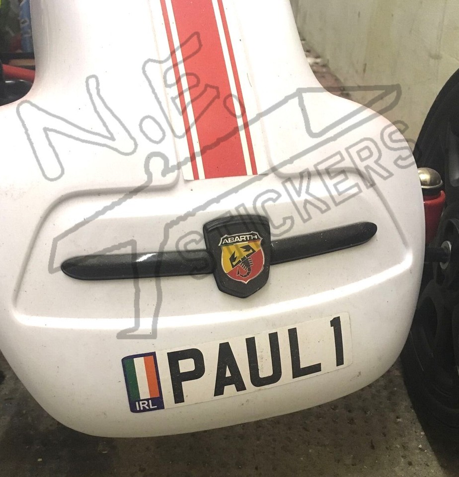 Personalised MOBILITY SCOOTER Number Plate 140x35mm vinyl decal sticker ...