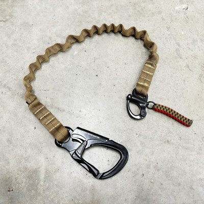 Fusion Tactical Helo Retention Lanyard Snap Hook Shackle Elastic CAG ...