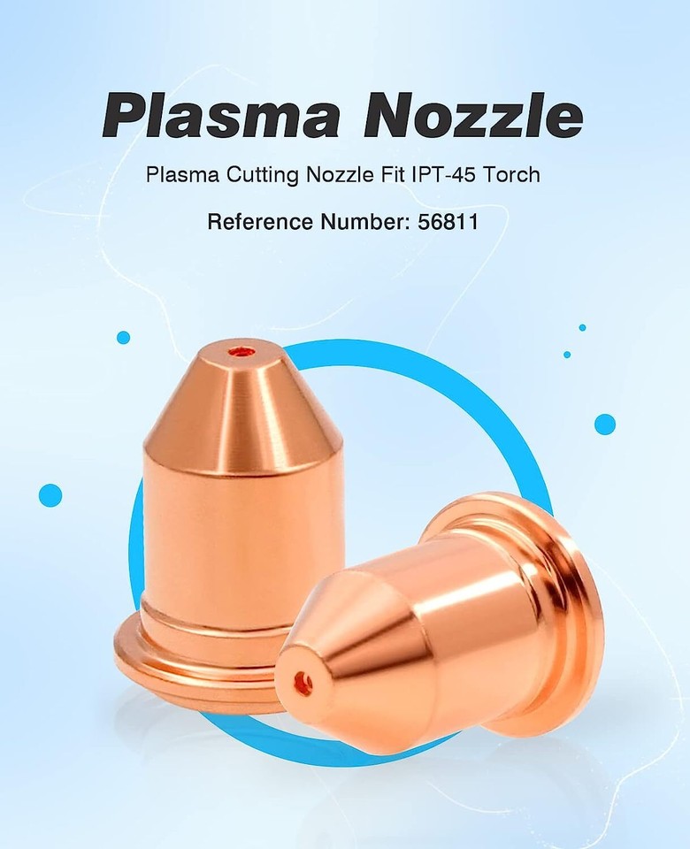 20pcs IPT-45 Plasma Electrode Tip 0.035’’ for Harbor Freight Titanium ...